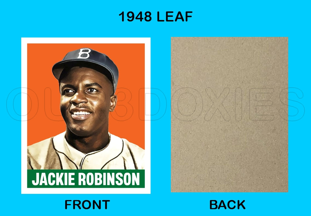 Jackie Robinson 1948 Leaf Custom Card - 3973 – OUR3DOXIES