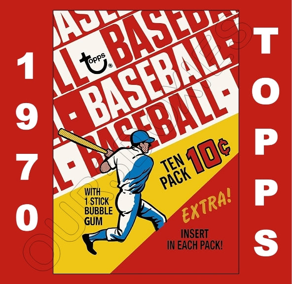 1970 Topps Baseball Cards Custom Made Album Binder 3 Sizes - 3546 ...