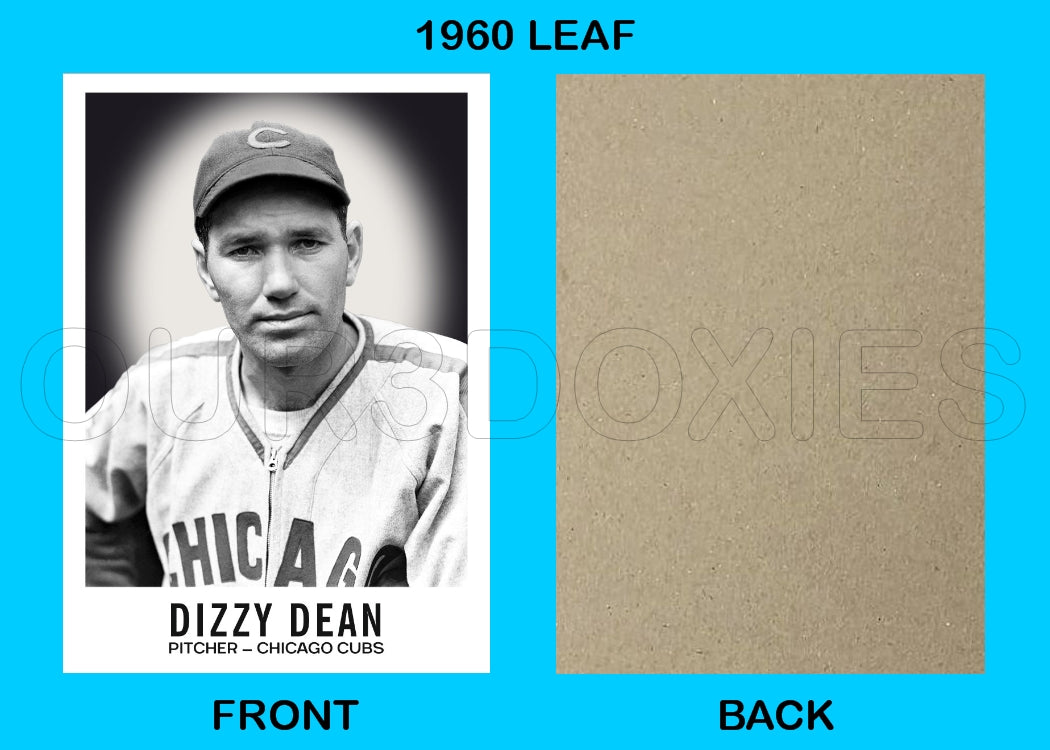 Dizzy Dean 1960 Leaf Custom Card - 4416 – OUR3DOXIES