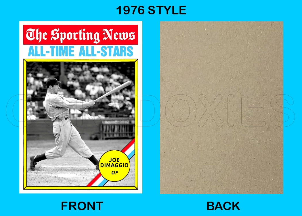 Joe Dimaggio 1976 Topps AS Custom Card - 4853 – OUR3DOXIES