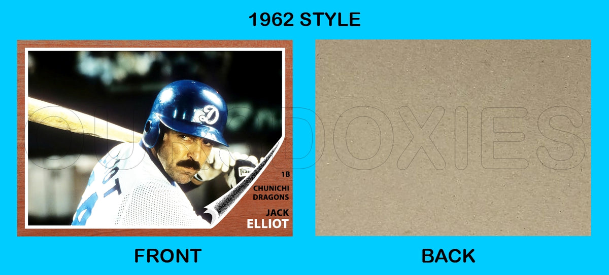 Jack Elliot 1962 Topps Custom Card - 4293 – OUR3DOXIES