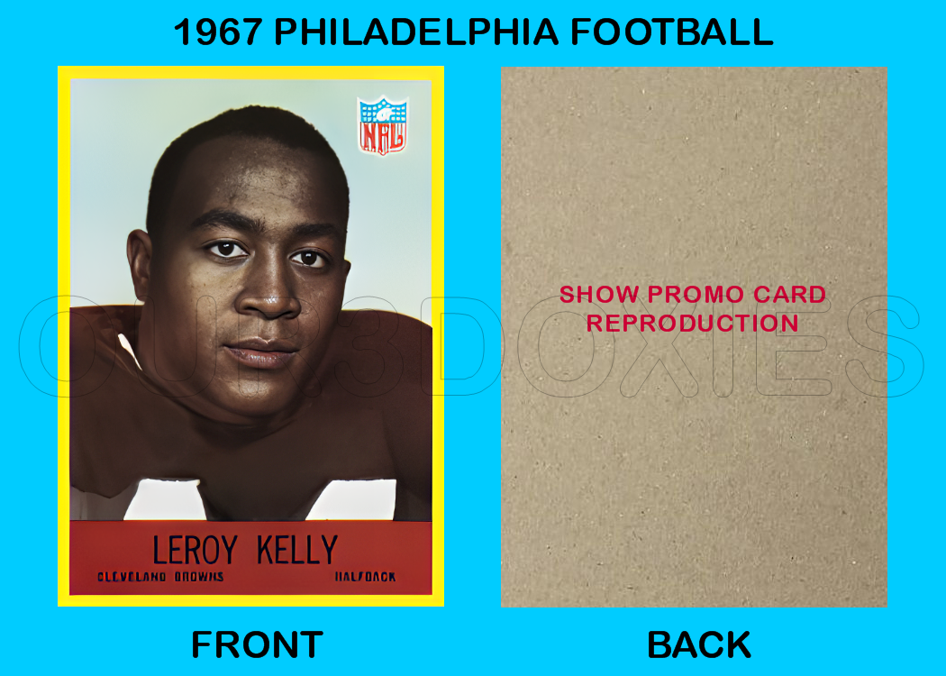 Leroy Kelly 1967 Philadelphia Football Reproduction Card - 4520 ...
