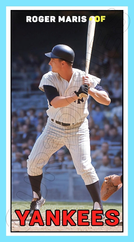 Roger Maris 1967 Topps Tall Boy Custom Card - 4948 – OUR3DOXIES