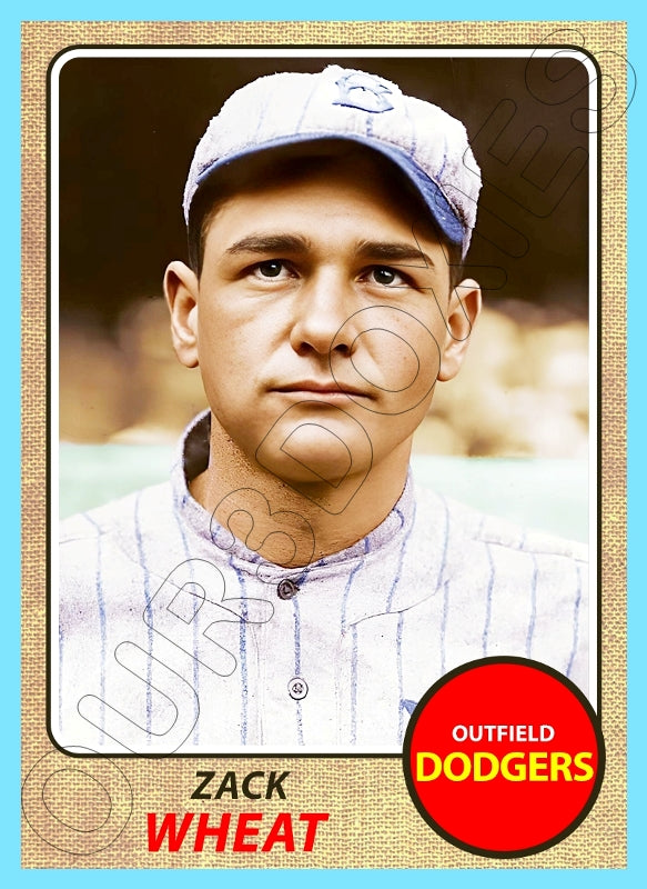 Zack Wheat 1968 Topps Custom Card - 4513 – OUR3DOXIES