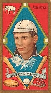 Chief Bender Colorized 8X10 Photo - Athletics A's 1911 T205 Card - 123 ...