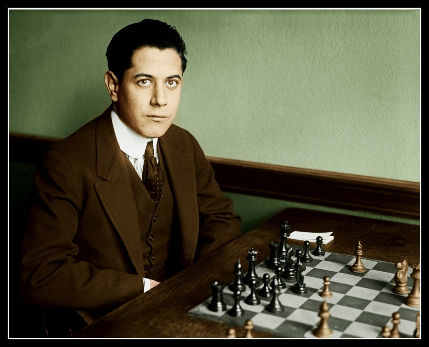 1915 Jose Capablanca Colorized 8X10 Photo - Cuban Chess Champion - 263 ...