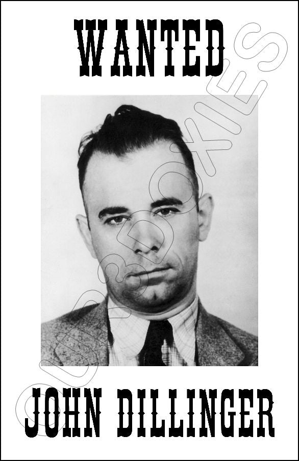 John Dillinger Wanted Poster 11X17 - 2713 – OUR3DOXIES