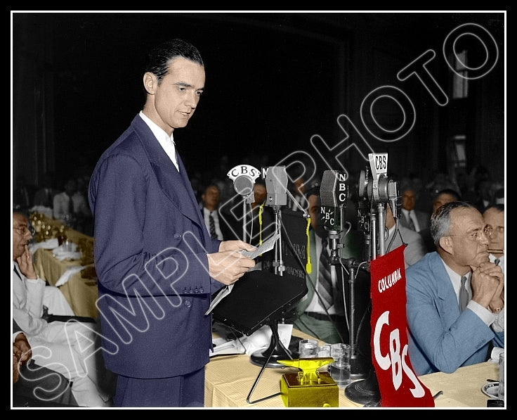 Howard Hughes Colorized 8X10 Photo - 2823 – OUR3DOXIES