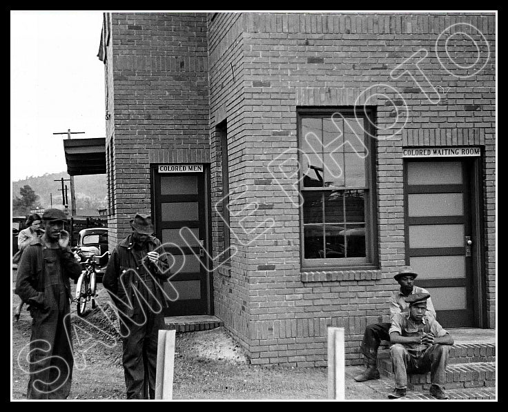 1938 Manchester Georgia Railroad Station 8X10 Photo - Segregation - 25 ...