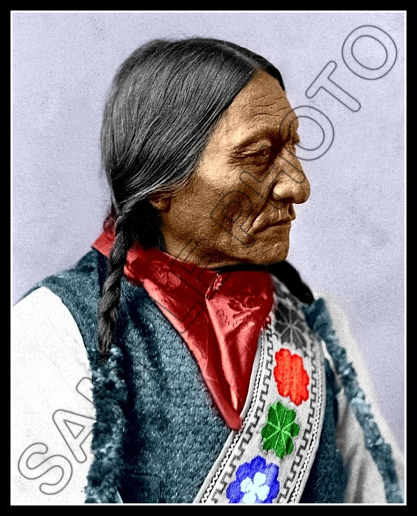 Sitting Bull Colorized 8X10 Photo - 2939 – OUR3DOXIES