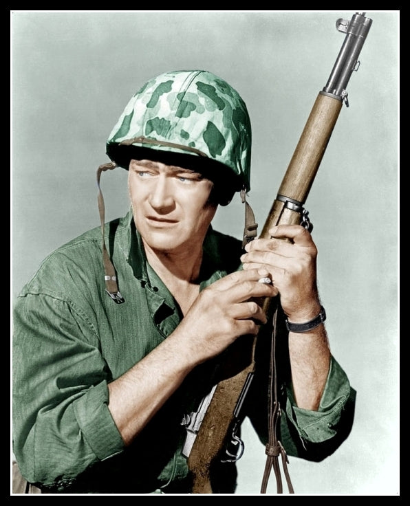 1949 John Wayne Colorized 8X10 Photo - Sands Of Iwo Jima - 3285 ...