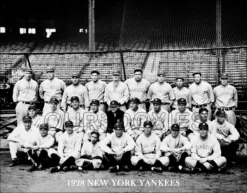 1928 New York Yankees 11X14 Photo - Gehrig Ruth Hoyt Lazzeri - 2200 ...